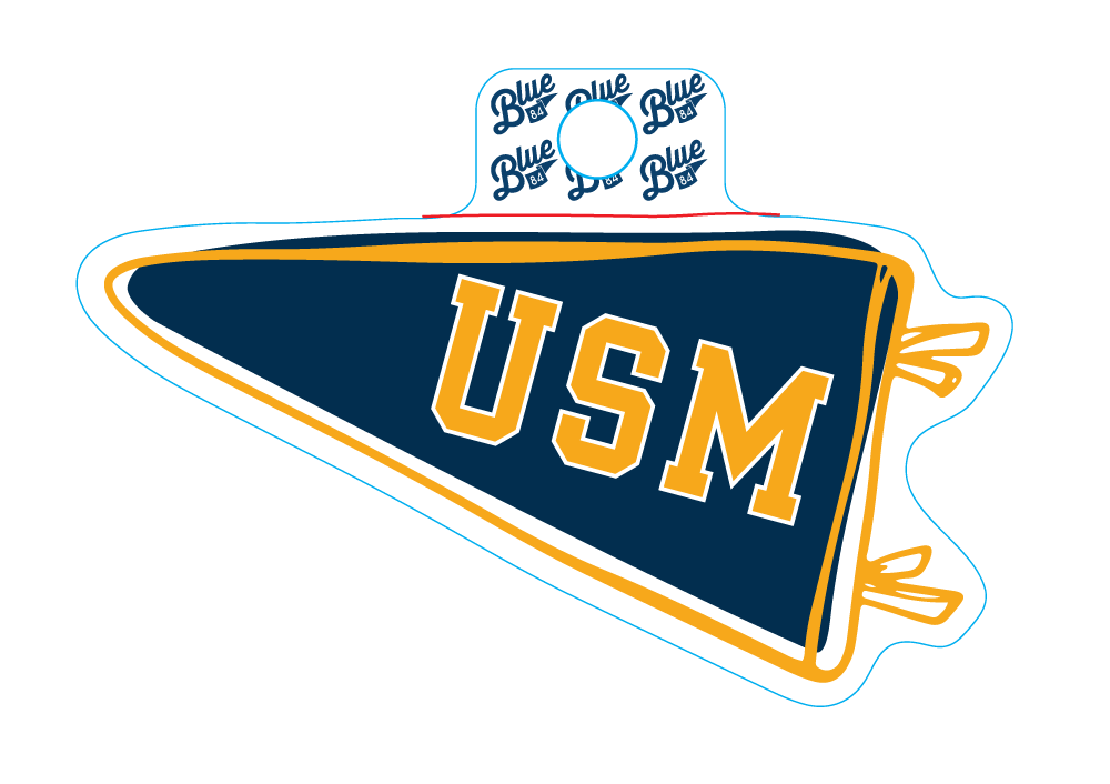 USM Pennant Decal | University Store at USM