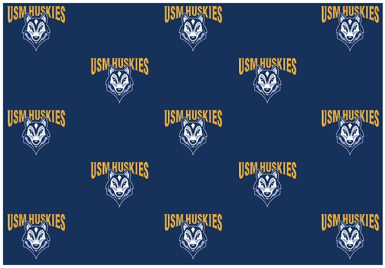 USM Huskies Gift Wrapping Paper