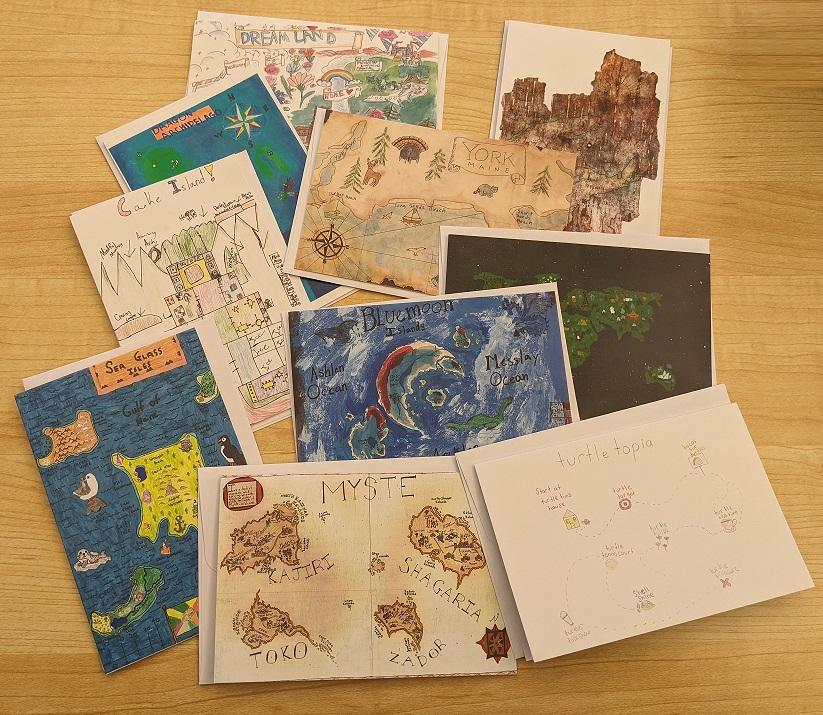 10 Pack of Map Cards - Support Osher Map Library